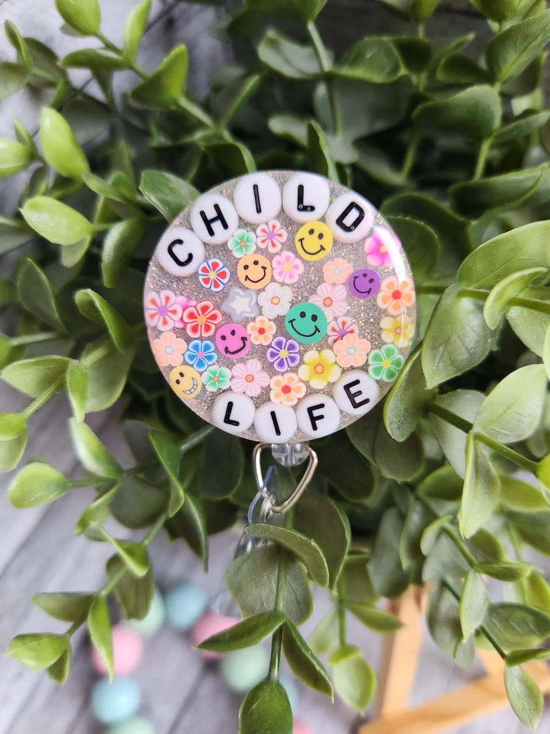 Child Life Specialist Badge Reel, CLS Badge Holder, Pediatrics ID ...