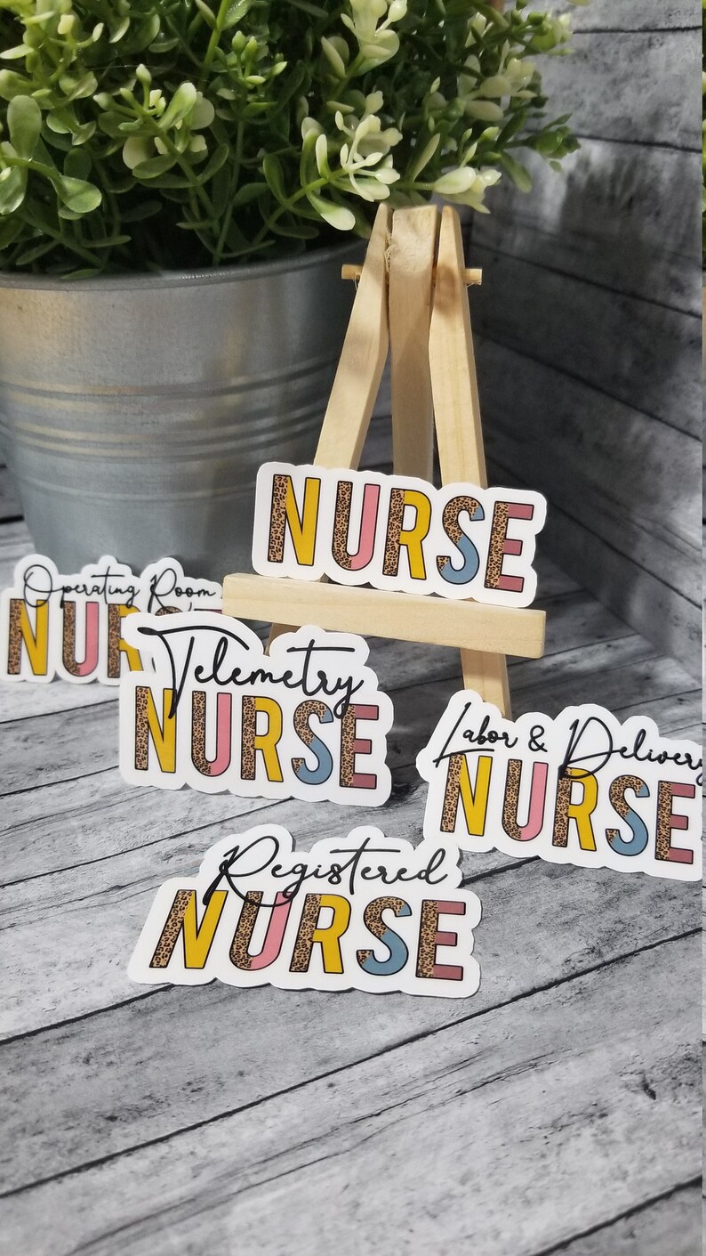Nurse Stickers / Nursing Specialties / RN / Future Nurse / NP - Etsy