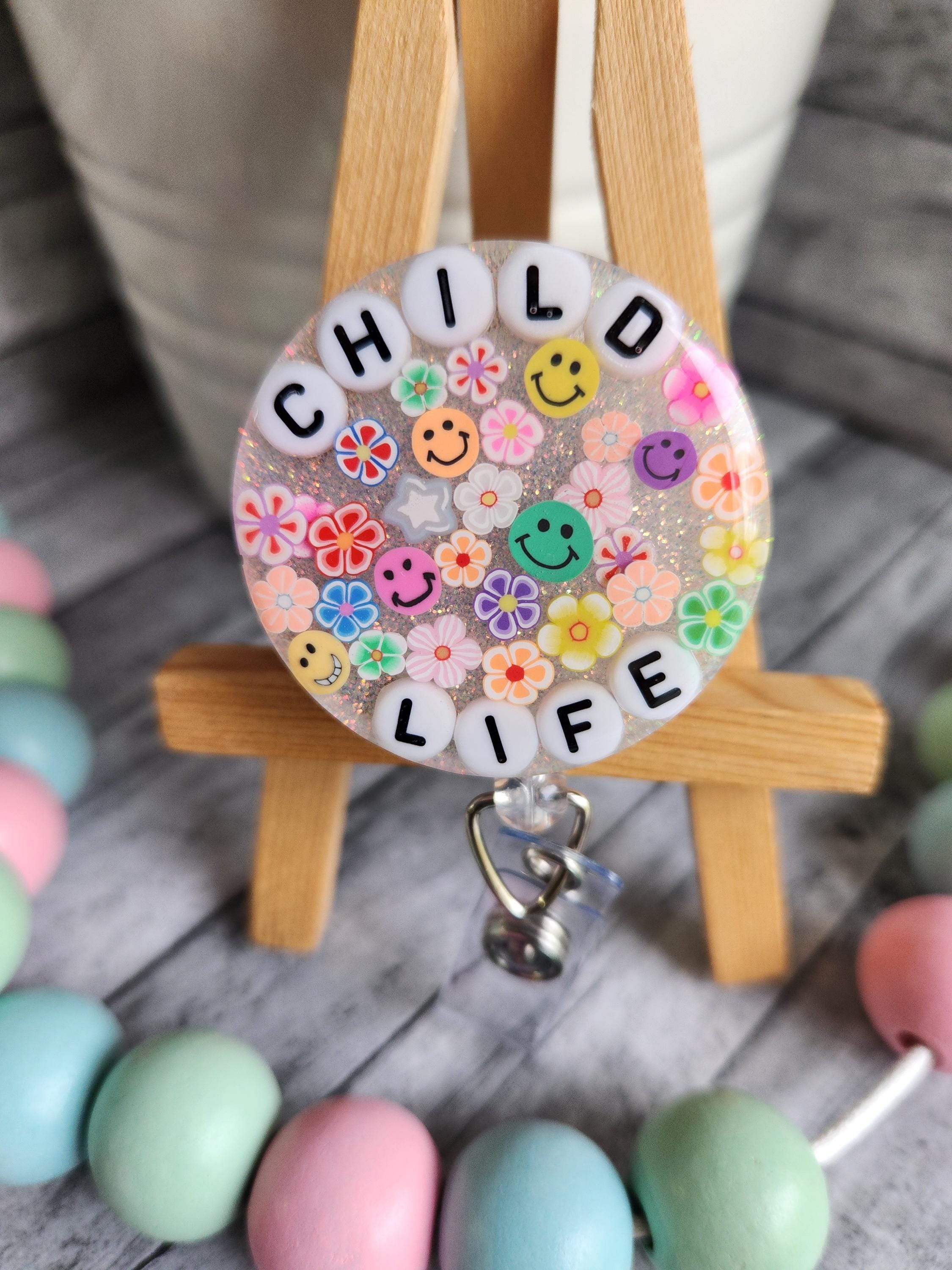 Child Life Specialist Badge Reel, CLS Badge Holder, Pediatrics ID ...