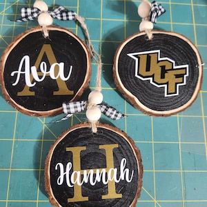 UCF Ornament, UCF Christmas Gift, UCF Graduation Gift, Personalized ...