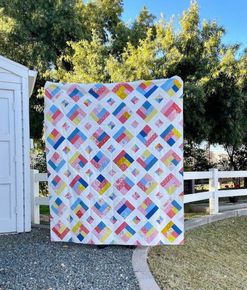 PDF Dueling Diamonds Quilt Pattern Modern - Etsy