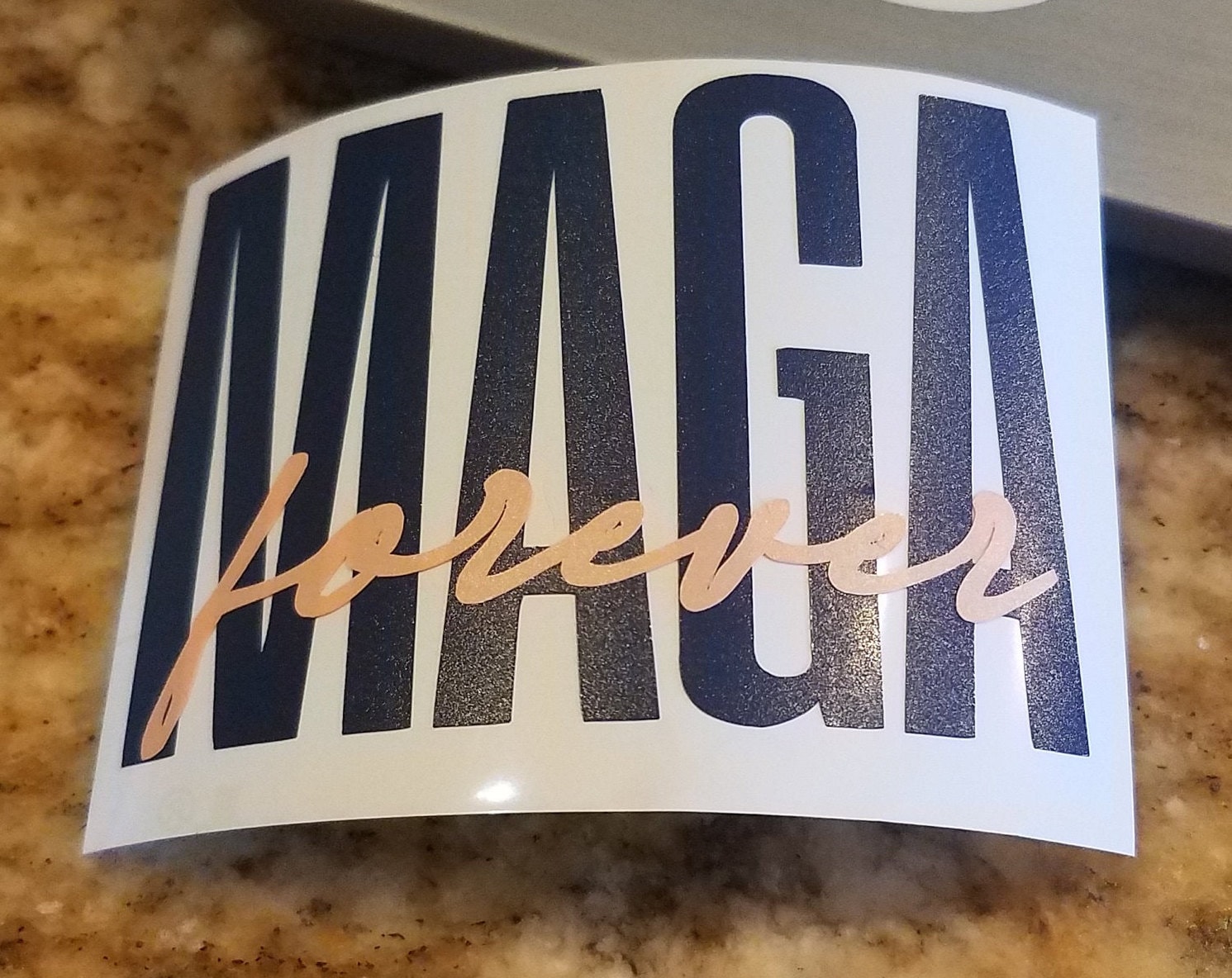 MAGA Forever Decal Bumper Sticker - Etsy