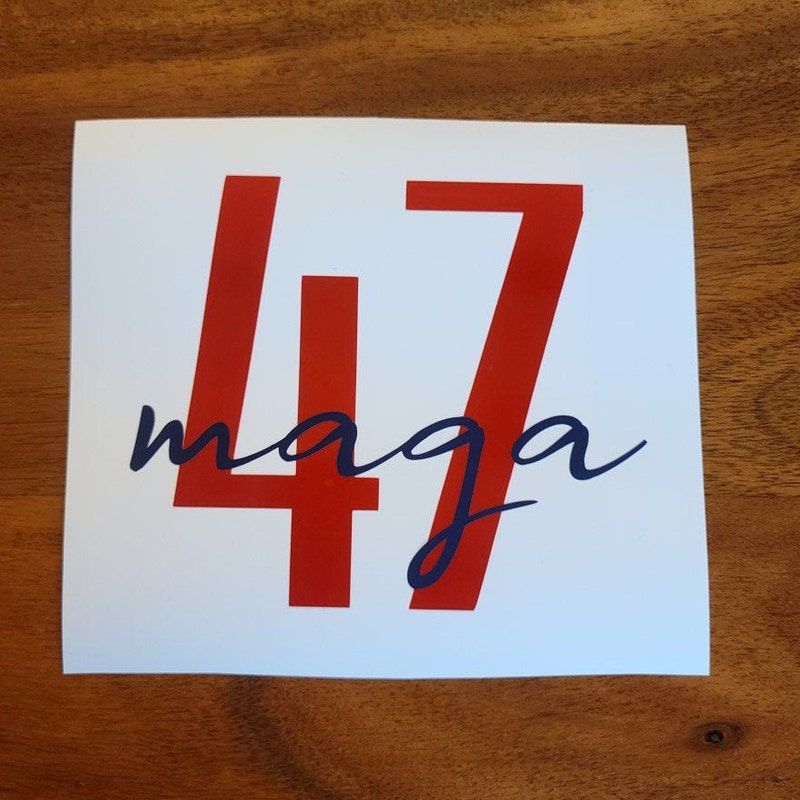 Trump 47 Sticker - Etsy