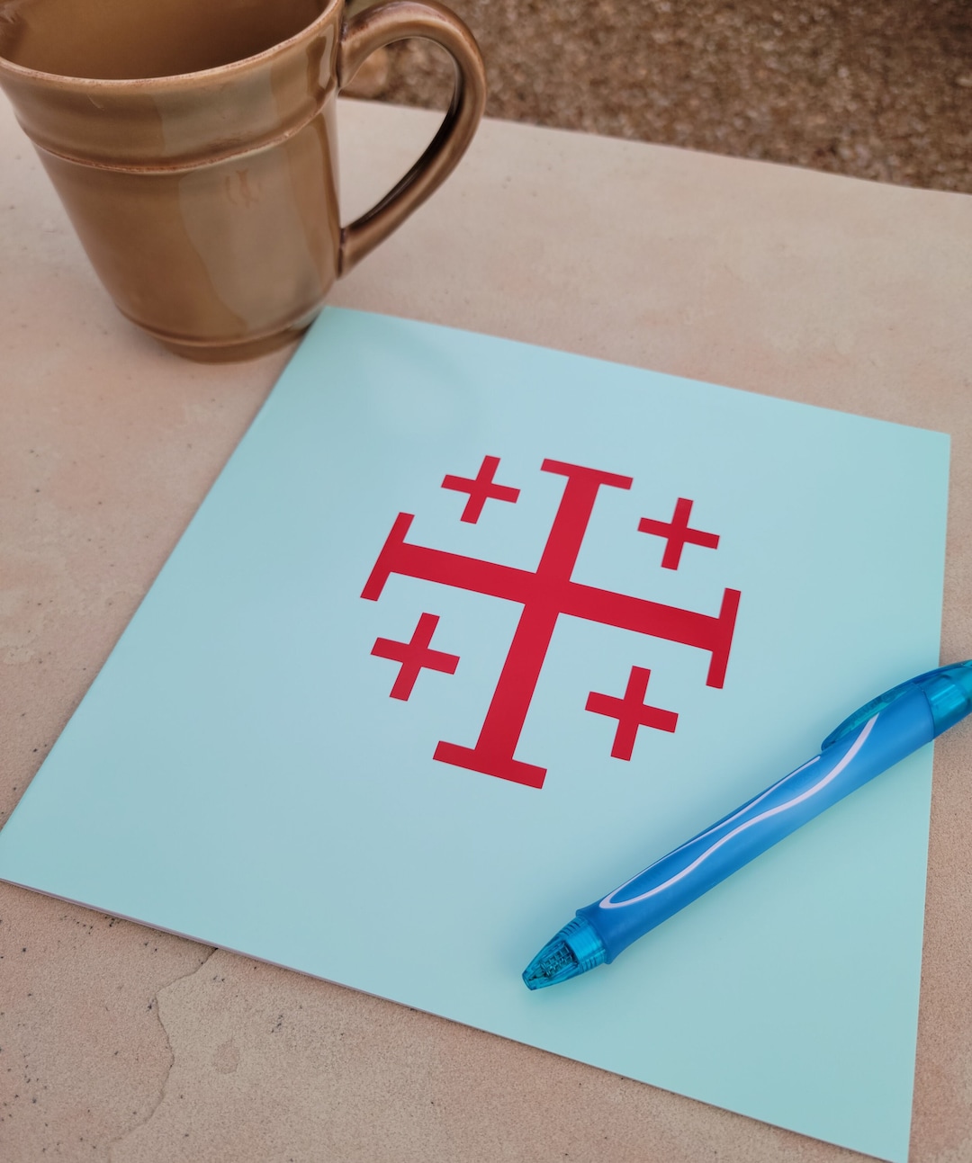 Jerusalem Cross Decal - Etsy