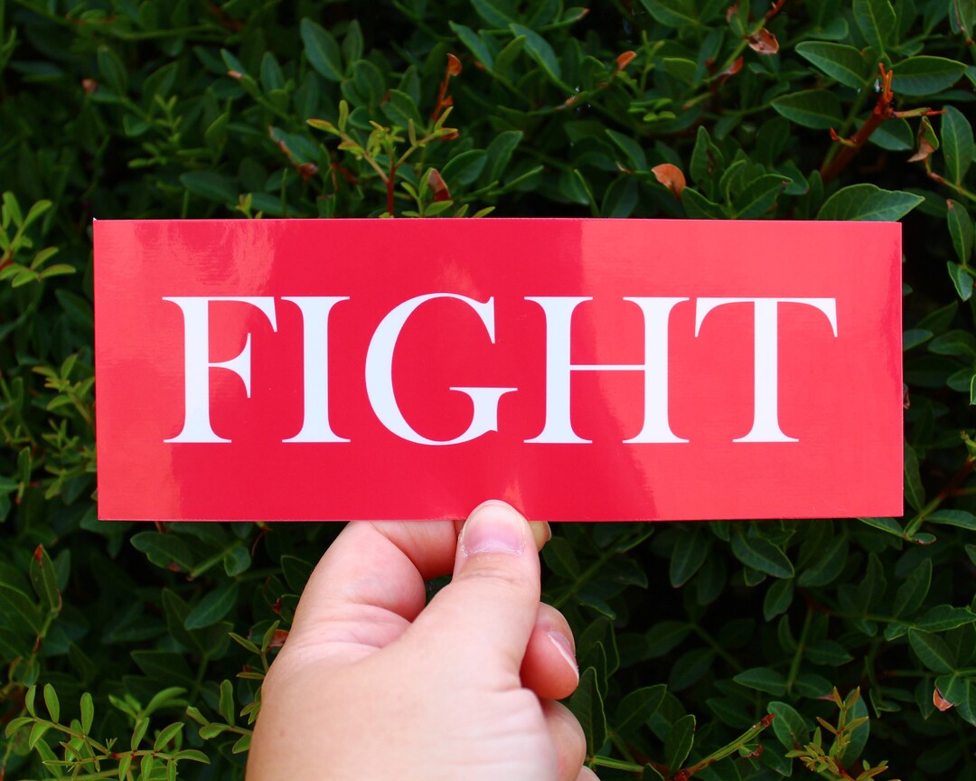 FIGHT Maga Bumper Sticker for Trump, Patriot, America, Conservative ...