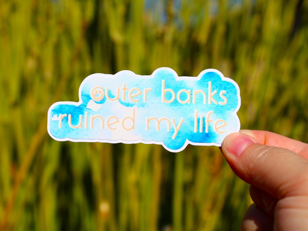 OBX Ruined My Life Sticker for Outer Banks Fan, TV, JJ Maybank, John B ...