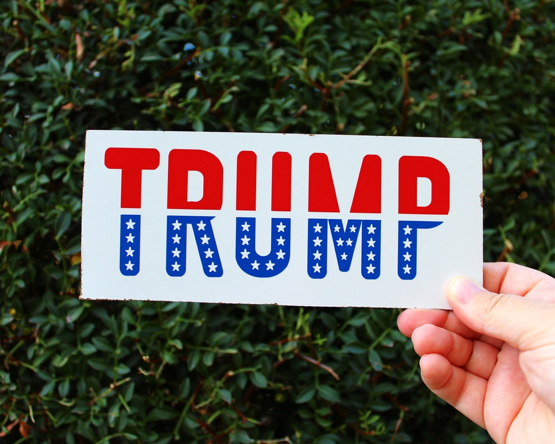 TRUMP Patriotic Decal, Bumper Sticker, for Republican, Conservative ...
