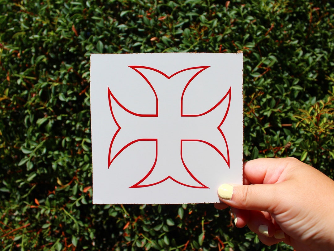 Templar Cross Decal, Bumper Sticker, Catholic, Christian, Baptism Gift ...