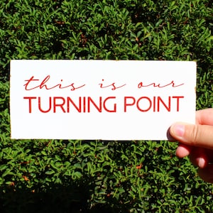 This is Our Turning Point Decal Bumper Sticker Charlie Kirk - Etsy