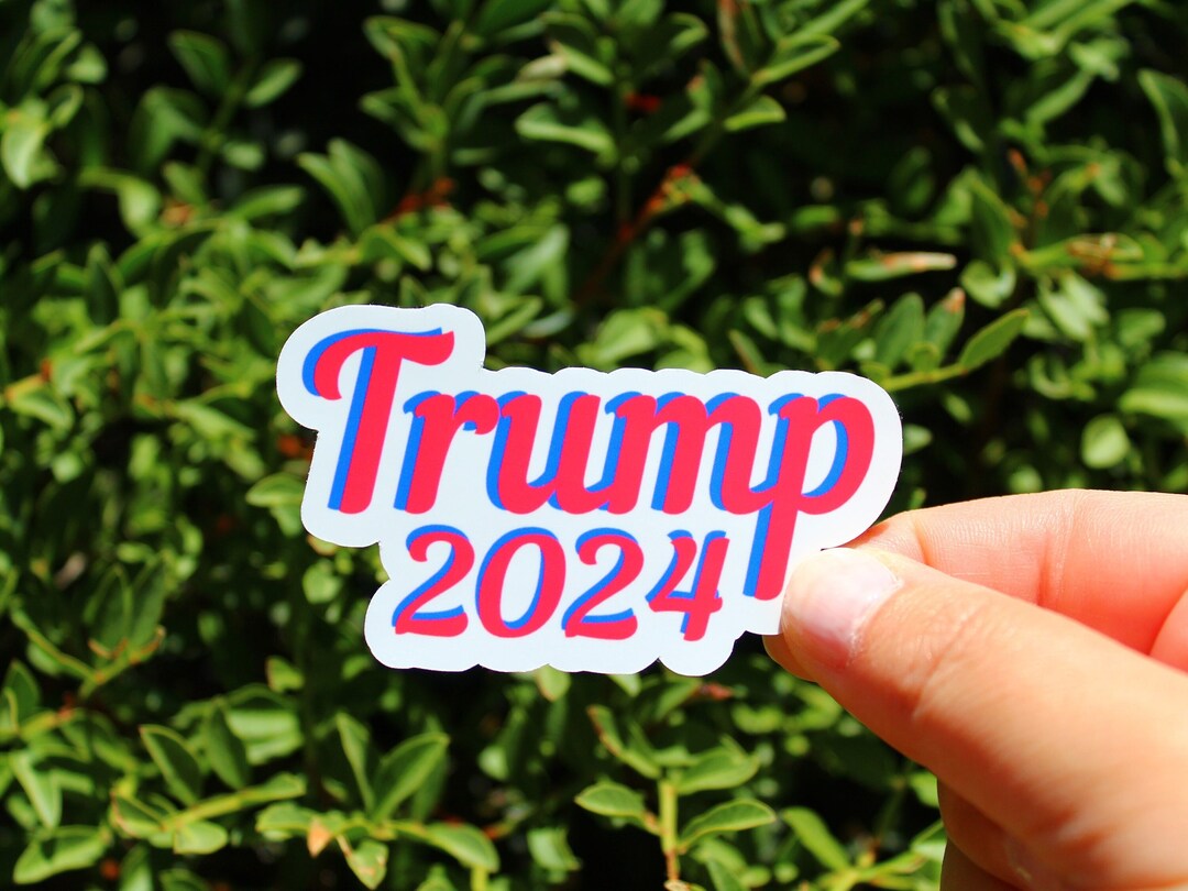 Trump 2024 Sticker for Conservative, Republican, Maga, Laptop Sticker ...