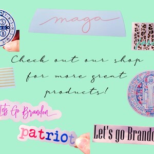 MAGA 2024 Cursive Decal for Trump Republican, Conservative, Bumper ...