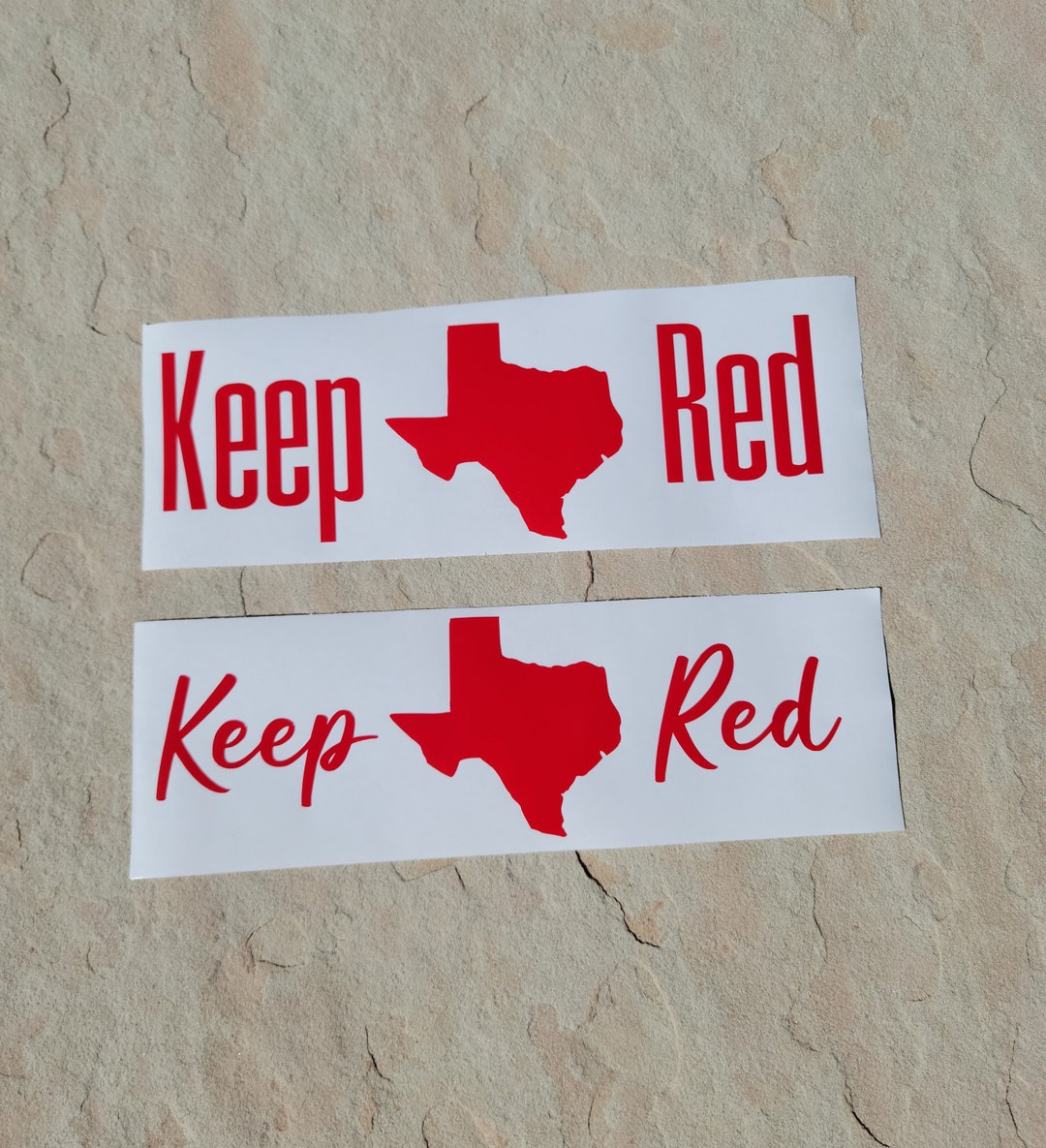 Keep *ANY STATE* Red, Keep Texas Red Decal Bumper Sticker - Etsy