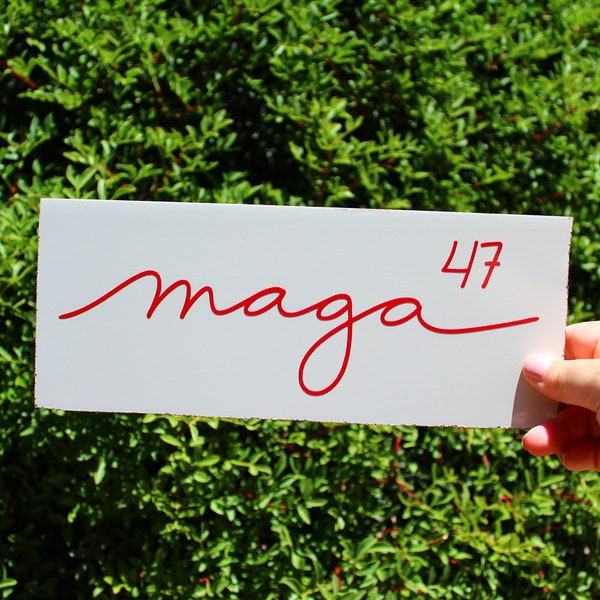 Trump Cursive Decal - Etsy