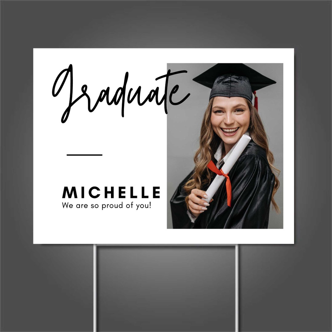 Graduation Lawn Sign 2021, 24" X 18" - Etsy