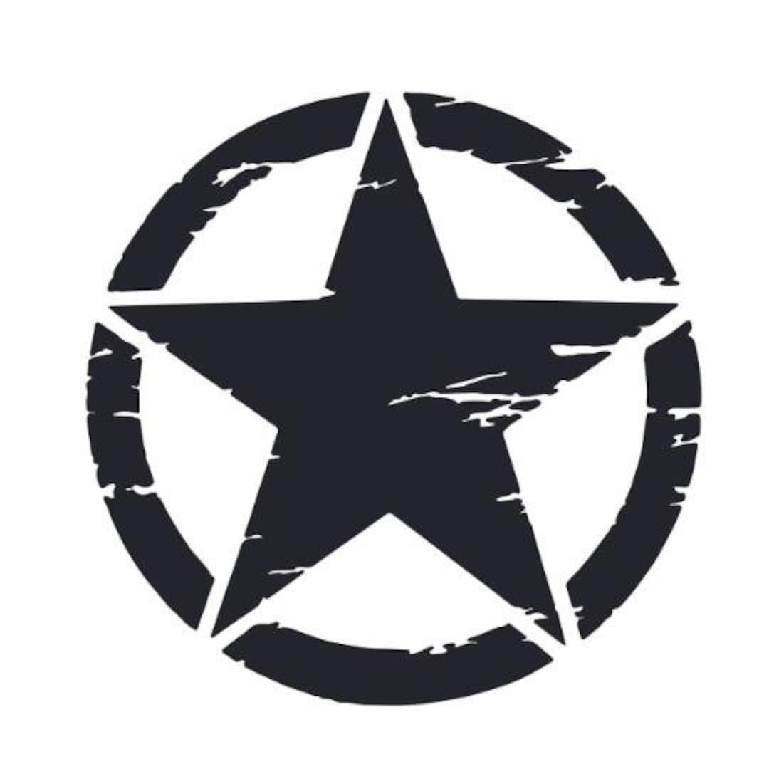 Army Star Decals, Two Pieces Commercial Grade Vinyl Stickers - Etsy