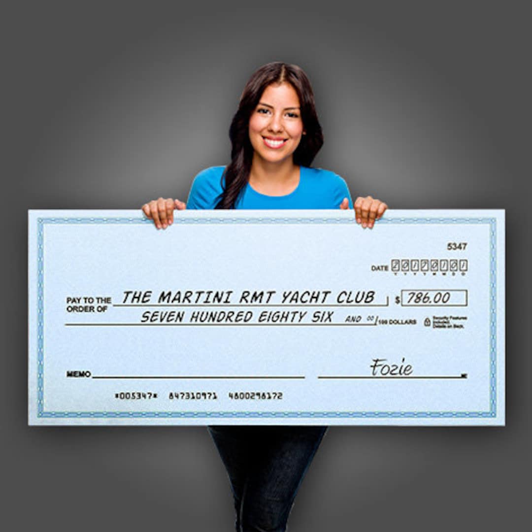 Oversized Cheques - 46" X 23" - Etsy