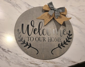 Personalized Round Door Sign for Assisted or Senior Living - Etsy