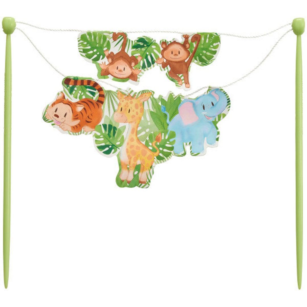 Baby Animal Banner, Cake Decoration, Birthday Party, Baby Shower - Etsy