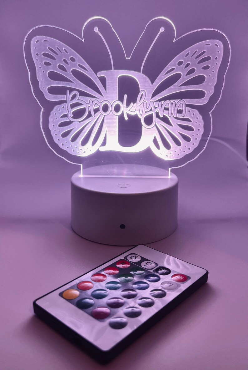 Led Butterfly Nightlight - Etsy