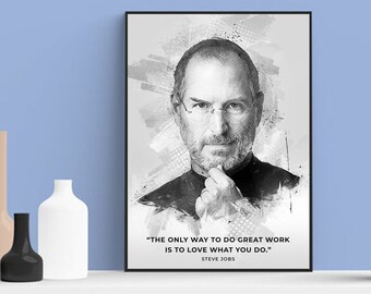 Steve Jobs Poster | Etsy
