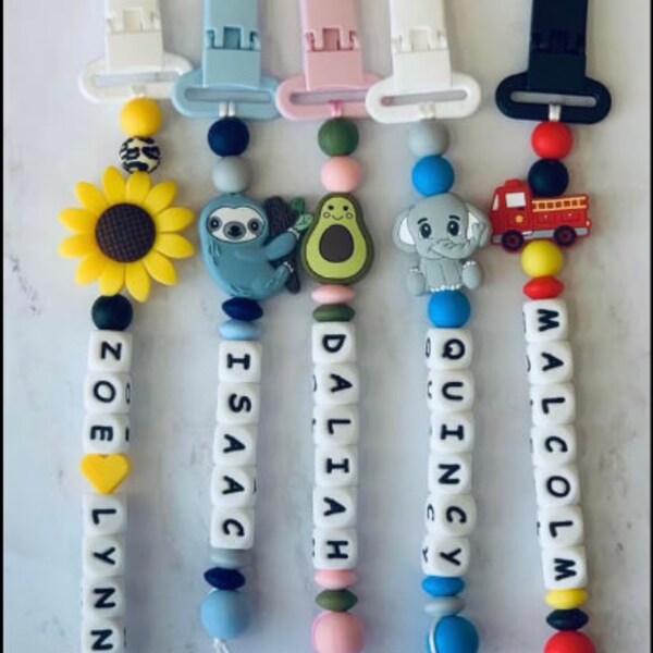 Baby Pacifier Clip - Etsy