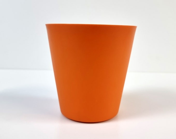 Vintage FOXTROT Orange Plastic Pot - Retro Plastic Planter - Holland ...
