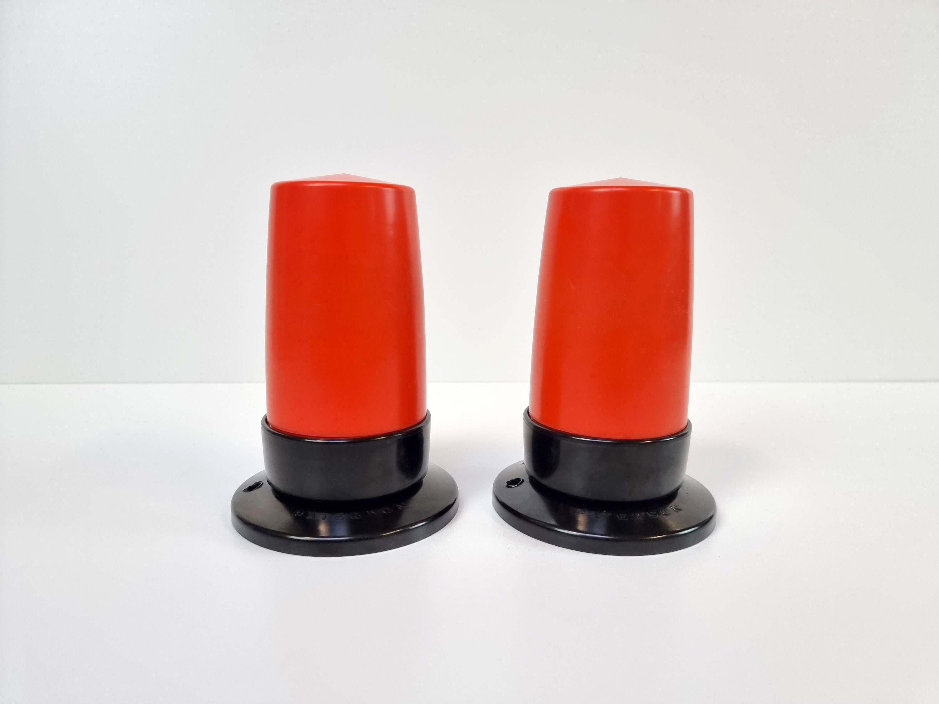 Space Age Design - Vintage PATERSON Wall Lamps - Vintage Orange Wall ...