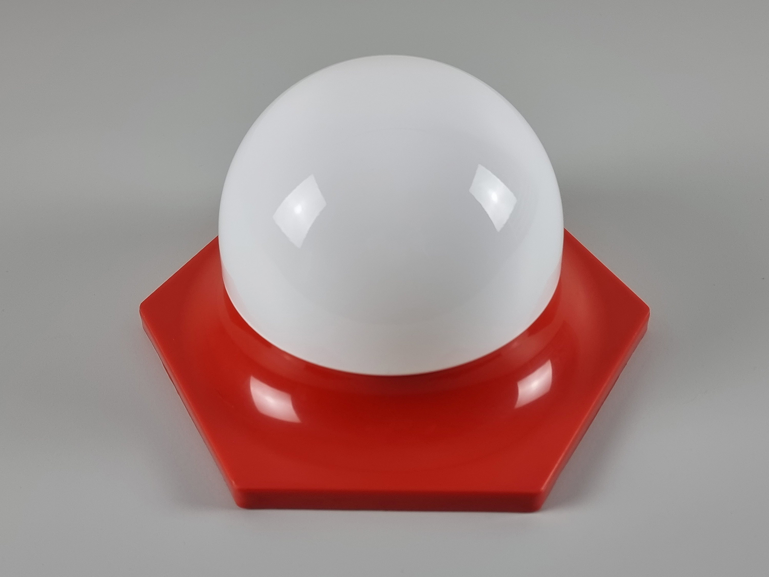 Space Age Design - Vintage 1970s Ceiling And Wall Light Fixture With ...