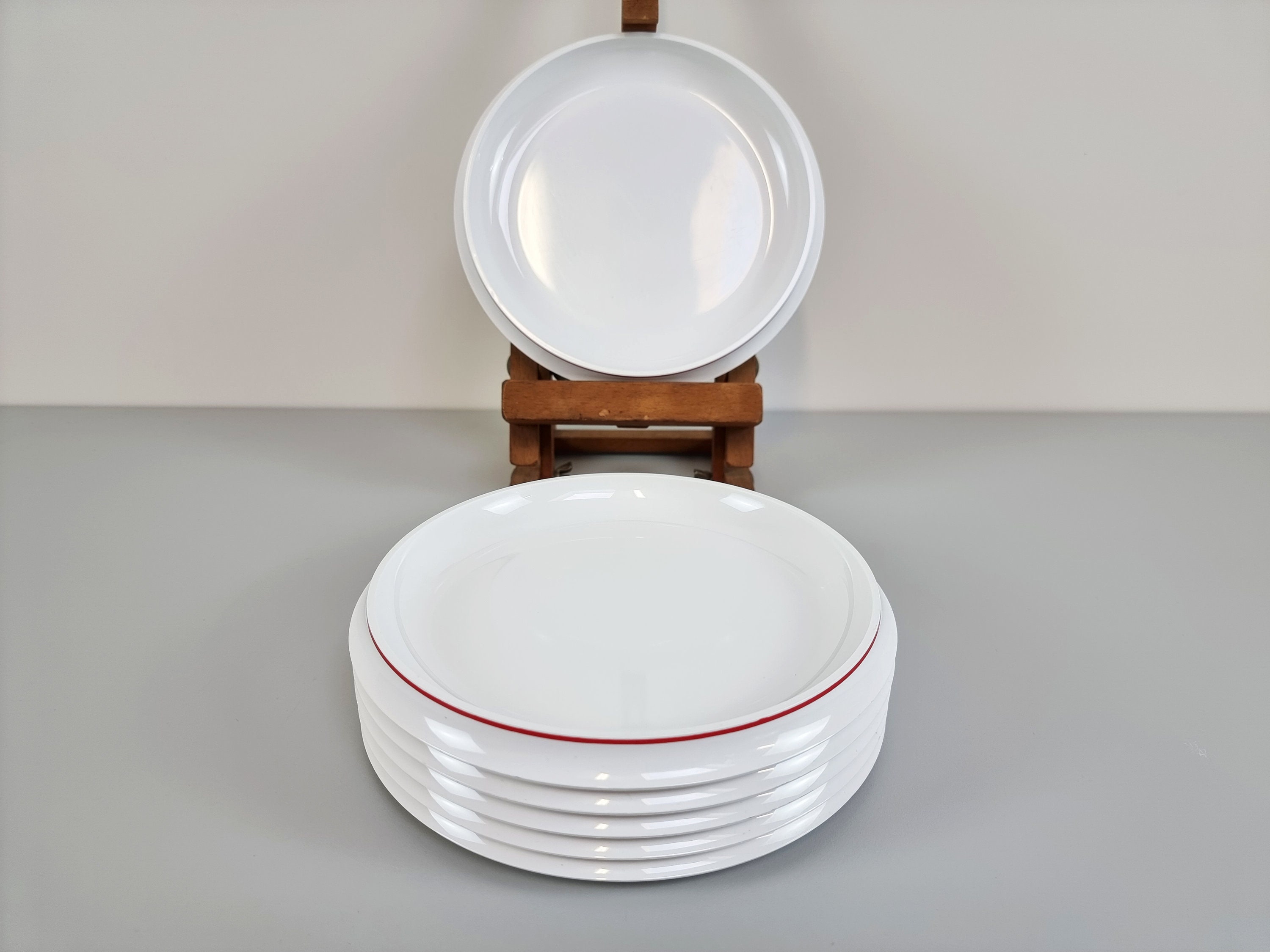 Space Age Design - Vintage Set Of 6 GUZZINI Pagoda Acrylic Dishes ...