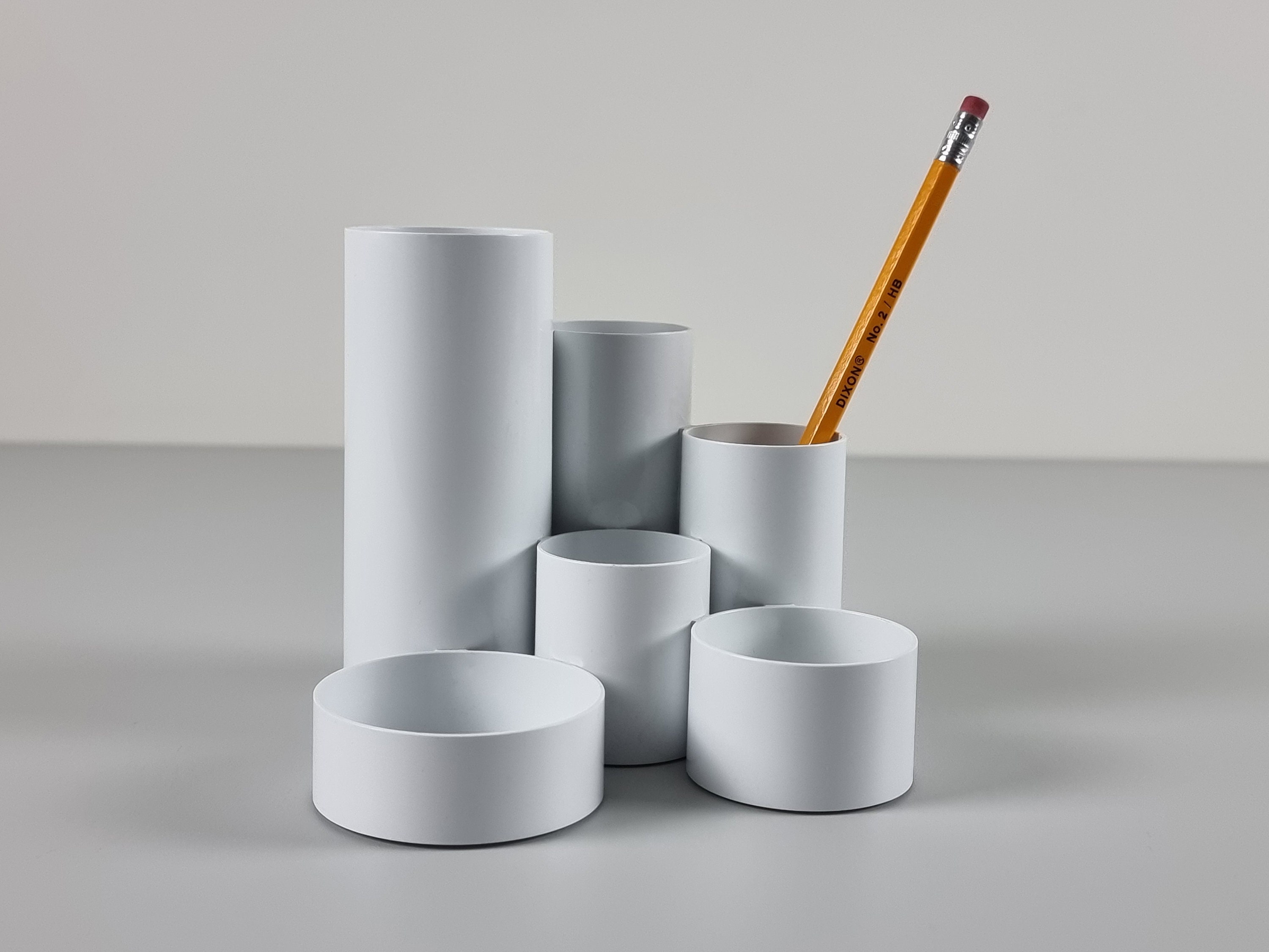 Space Age Design - Vintage MAUL White Plastic Pen Holder And Desk ...