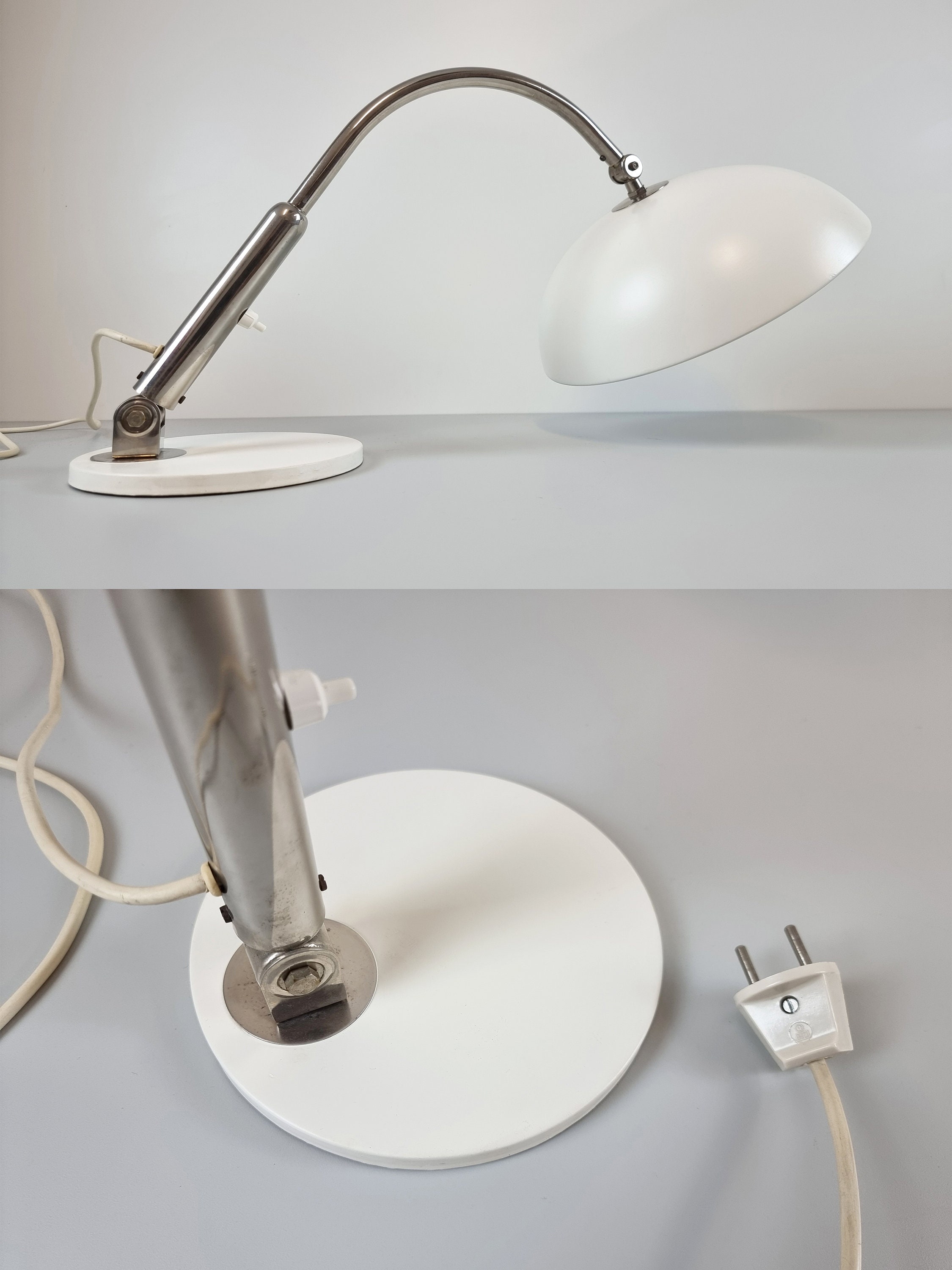 Mid Century Modern - Vintage HALA ZEIST Lampenfabriek Metal Table Lamp ...