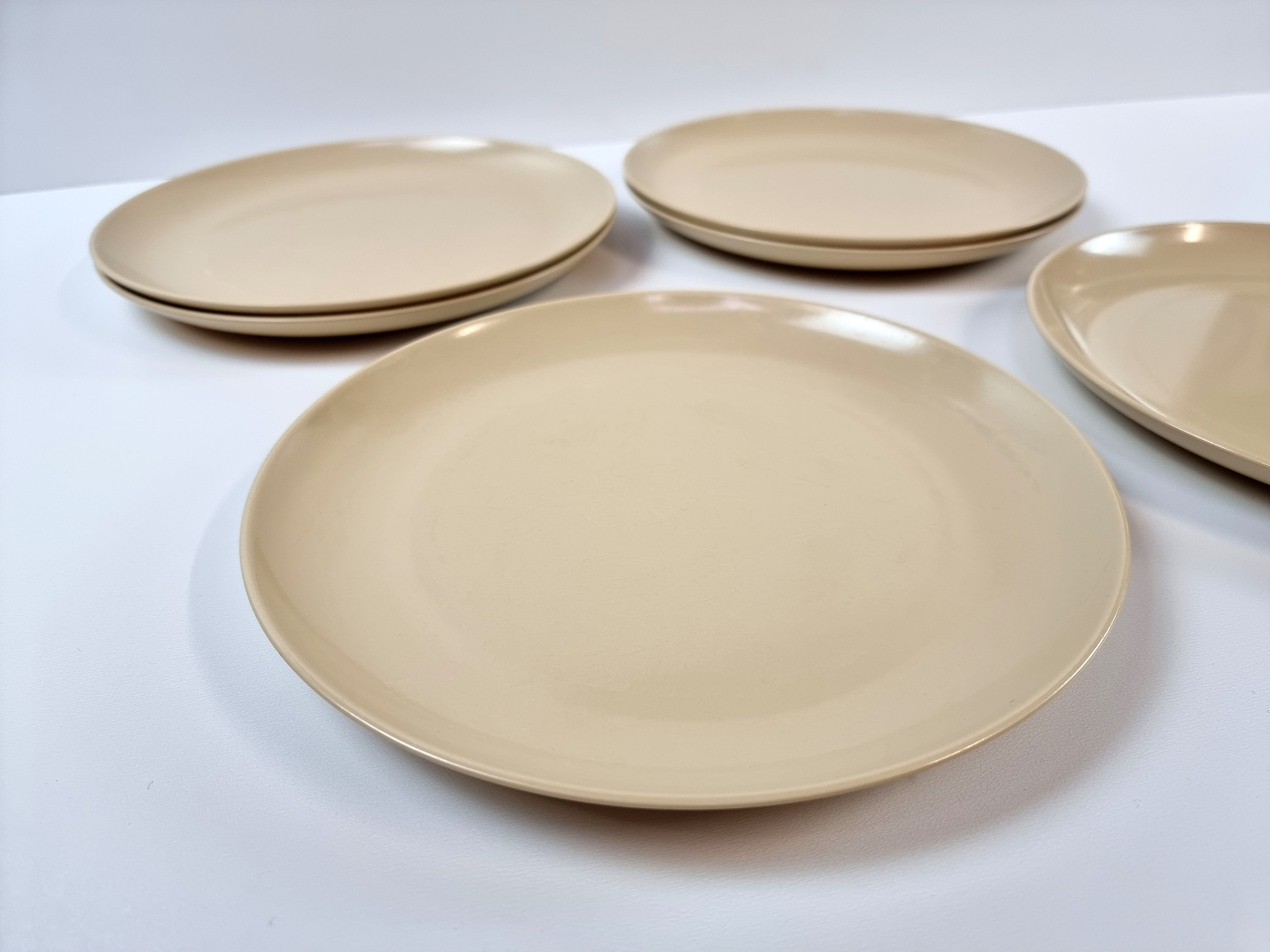Vintage Set Of 10 CURVER Taupe Melamine Serving Dishes - Retro Melamine ...