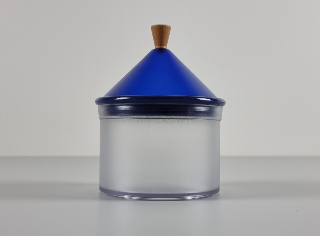 New in Box Postmodern Design Vintage BIESSE Plastic Container Jar With ...