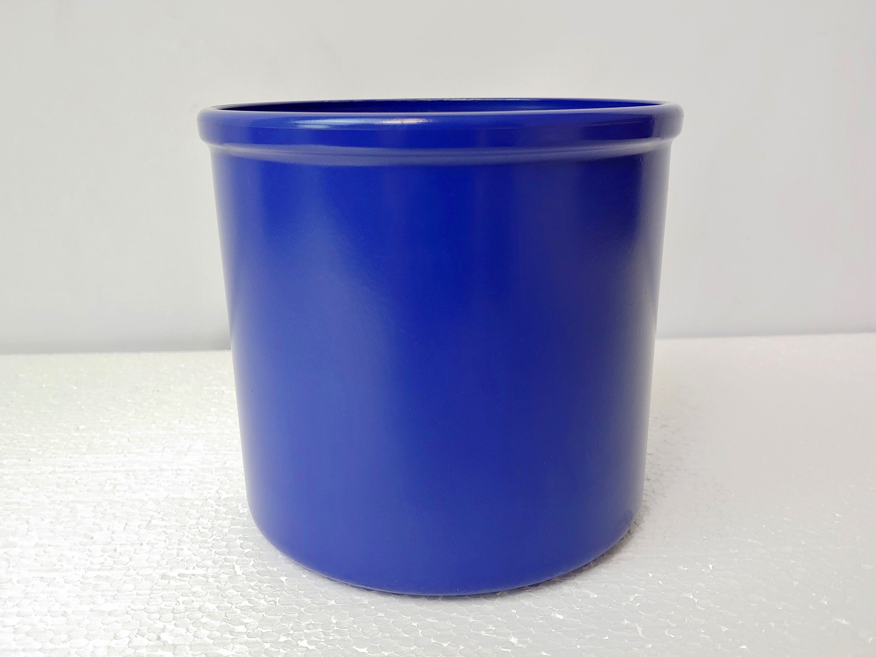 Space Age Design- Vintage Blue Plastic Pot - Vintage Leni Hydro Kultur ...