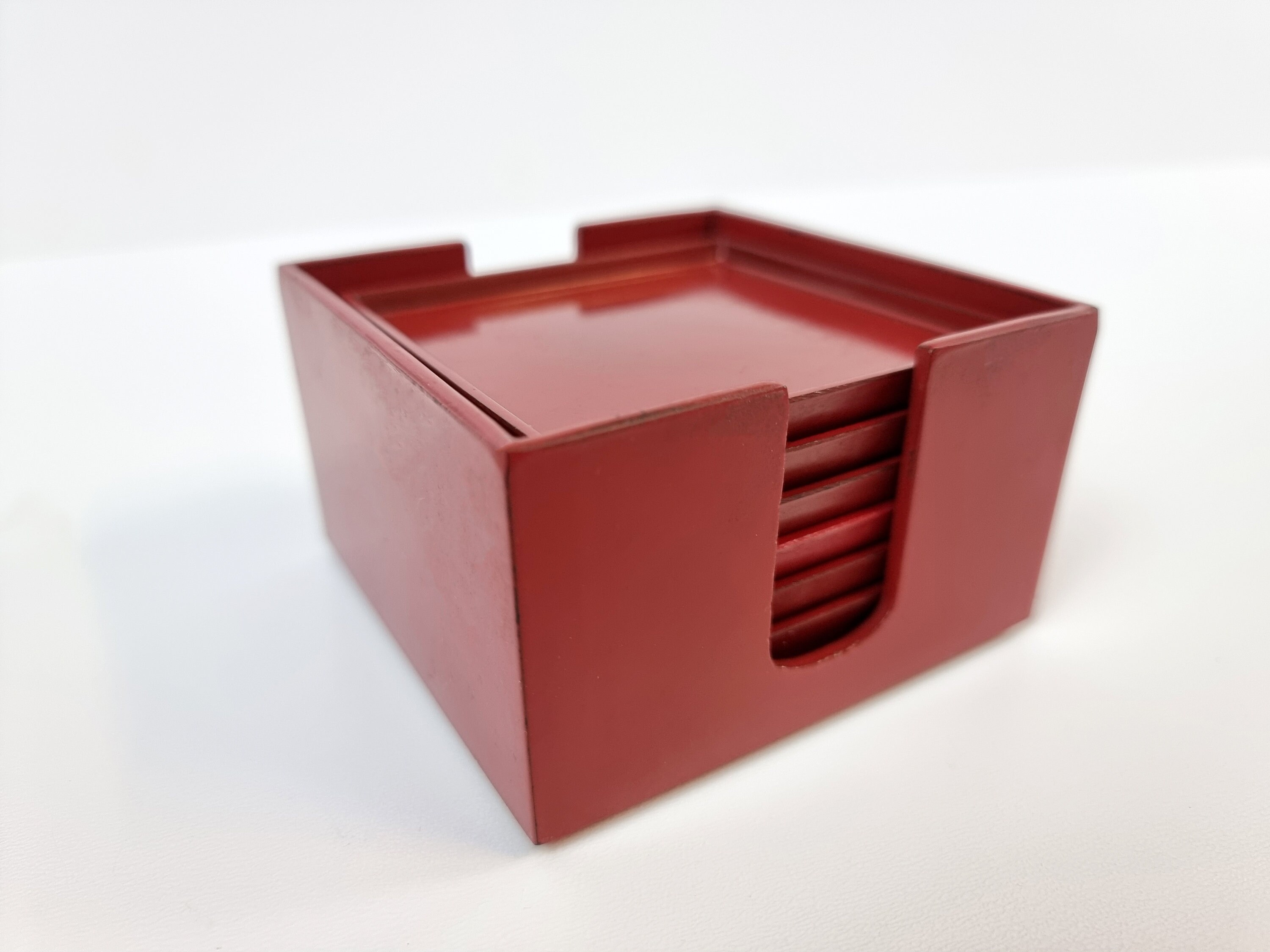 Mid Century Modern - Vintage Set Of 6 Bakelite Coasters - Retro Chic ...