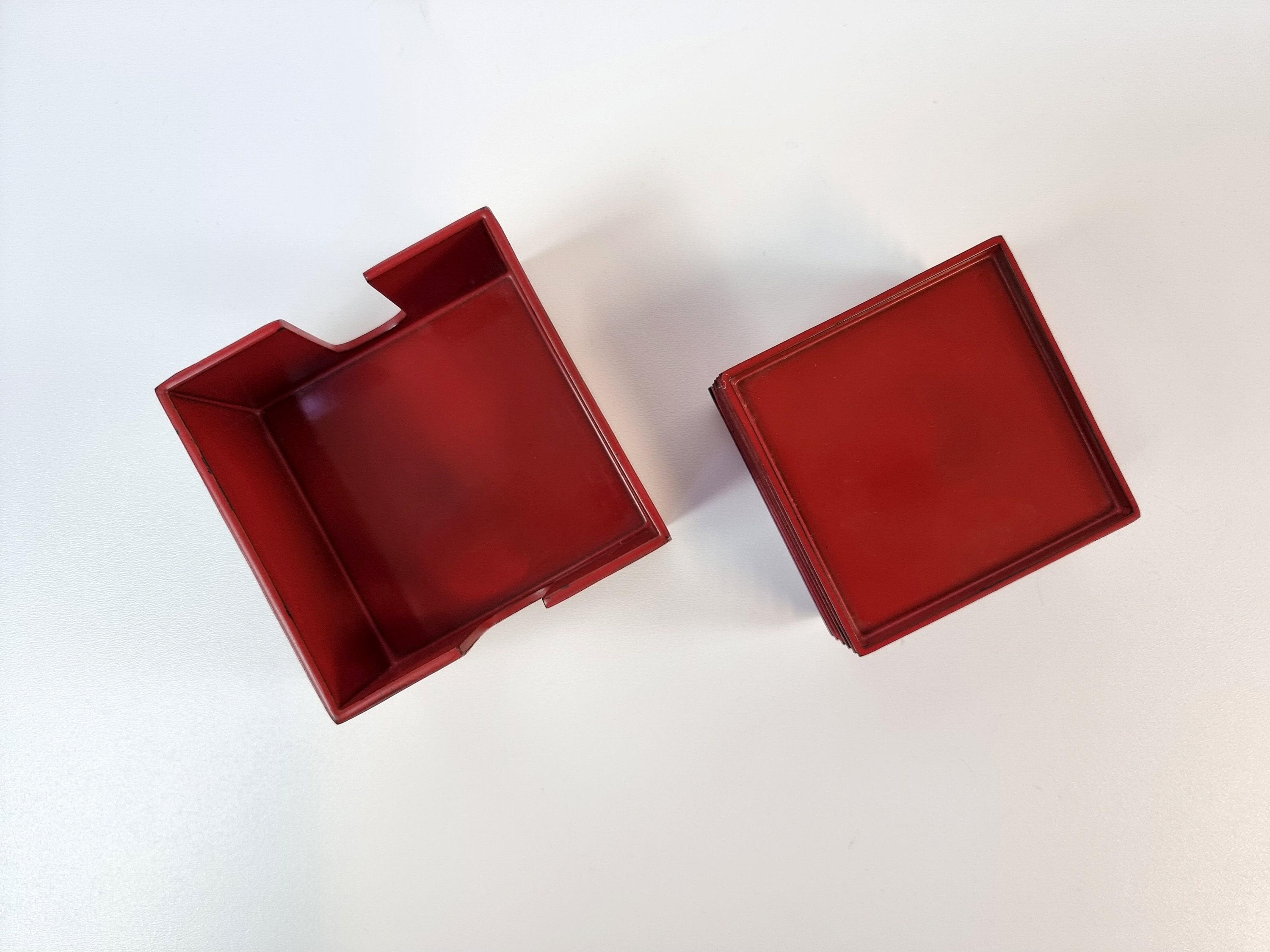 Mid Century Modern - Vintage Set Of 6 Bakelite Coasters - Retro Chic ...