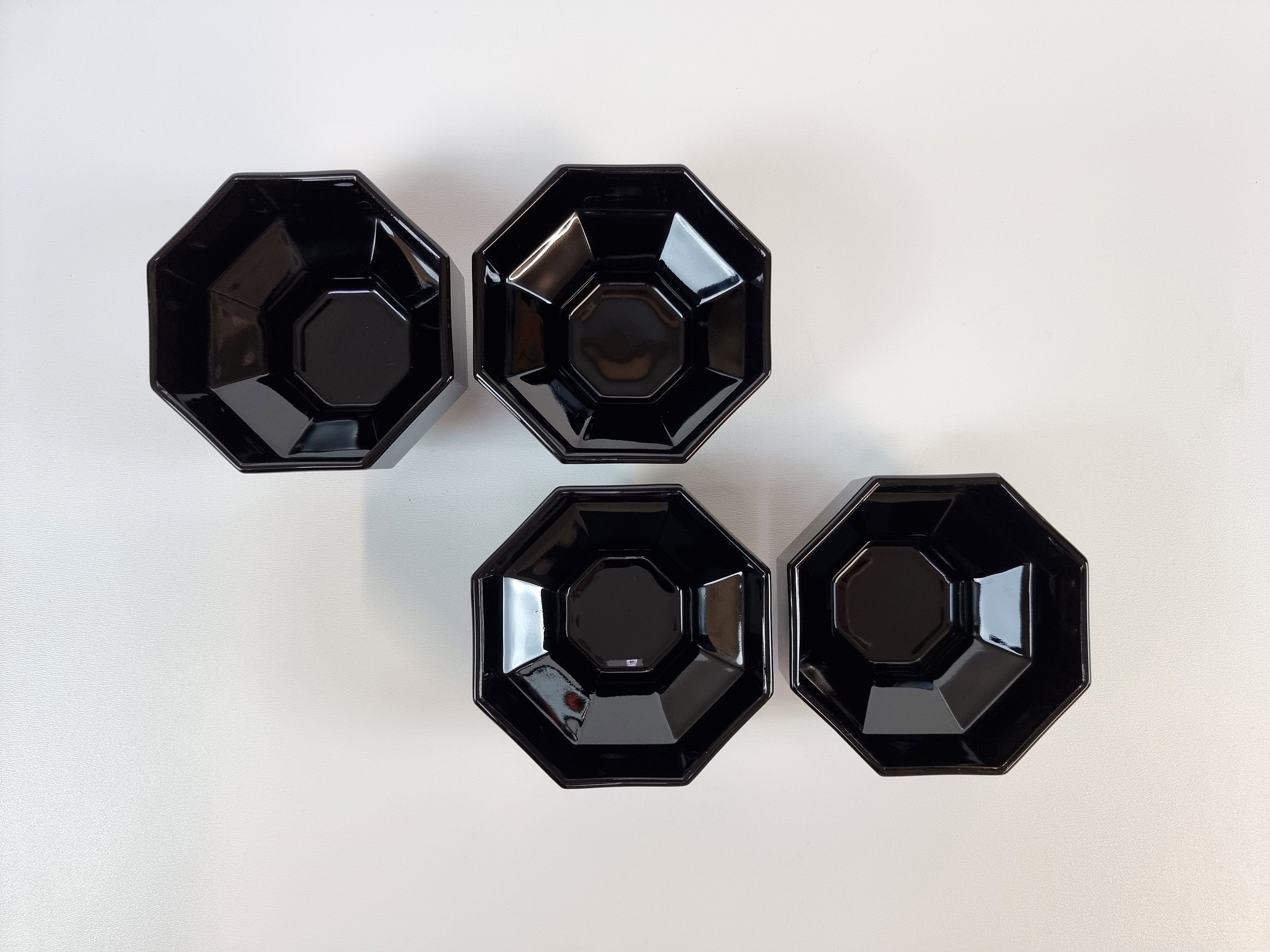 Set Of 4 Vintage ARCOROC Octime Octagon Bowls - Snacks & Deli Serving ...