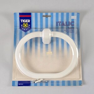 New in Box Space Age Design Vintage TIGER PLASTICS Italic White Plastic ...