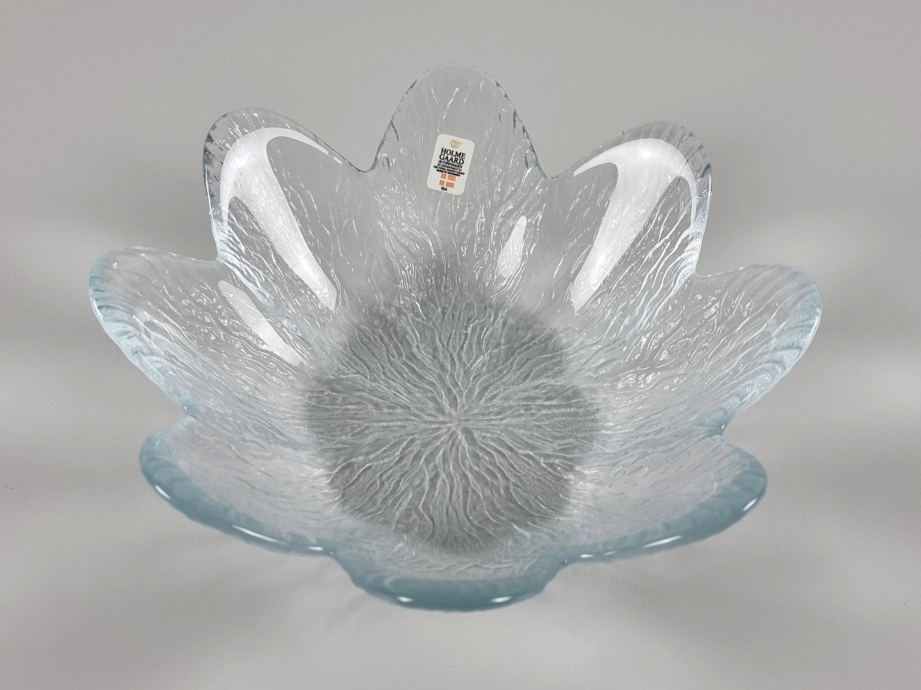Mid Century Modern - Vintage HOLMEGAARD Glass Flower Bowl And ...