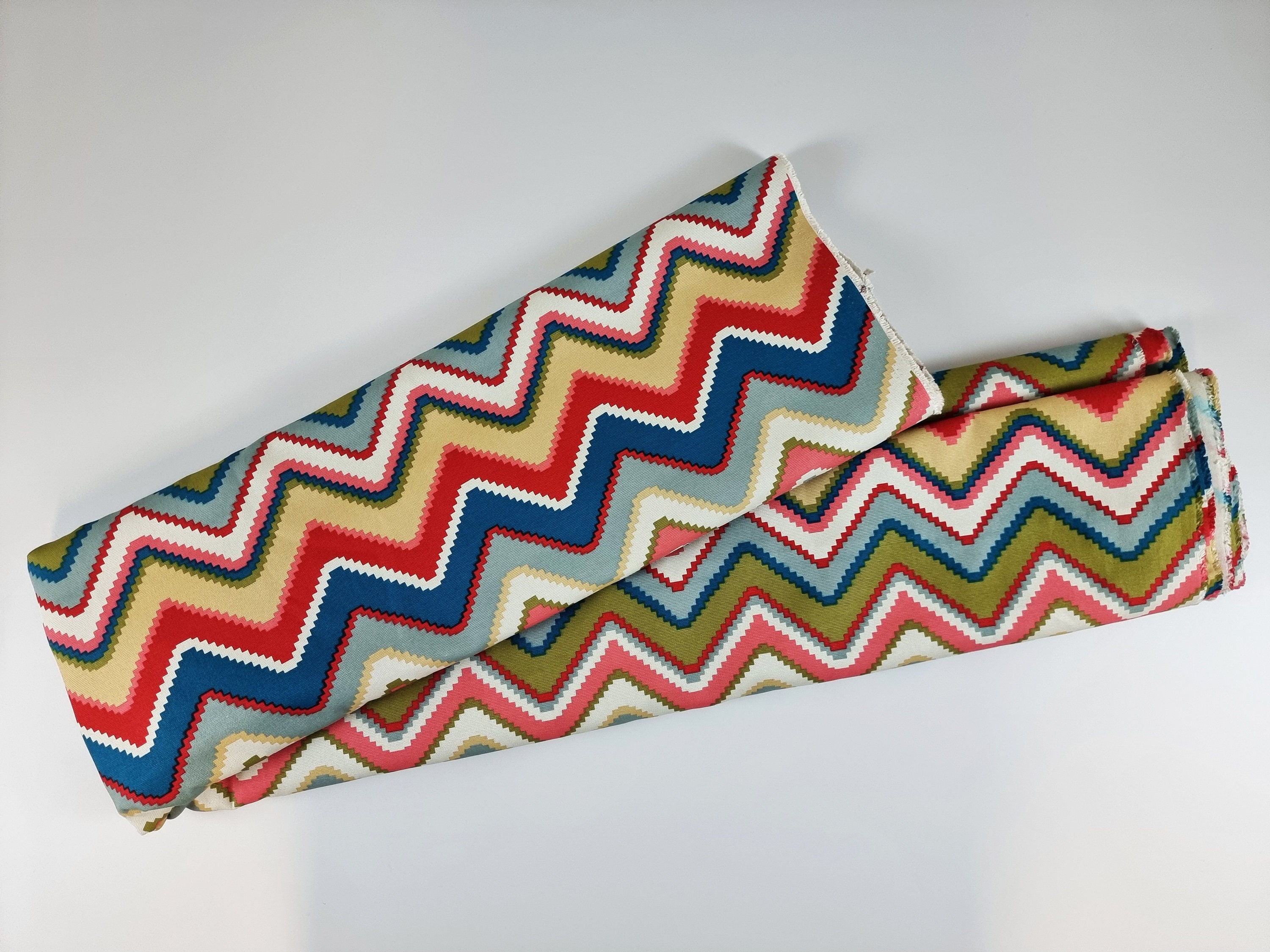 NOS - Space Age Design - Vintage 1980s Fabric - Funky Retro Fabric For ...