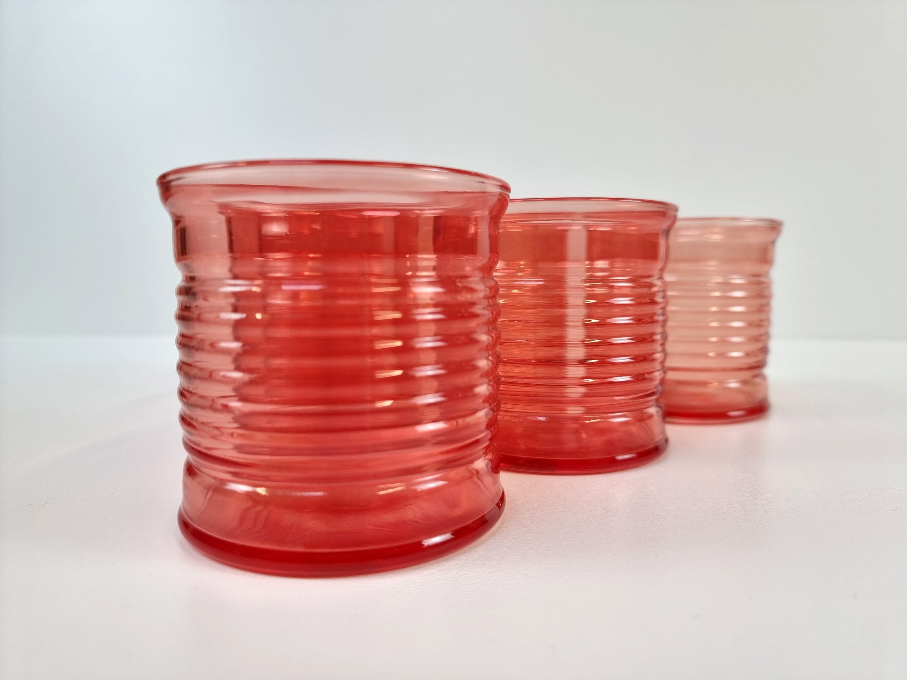 NOS - Set Of 6 LUMINARC Diabolo Fraise Cocktail Glasses - Diabolo ROCKS ...