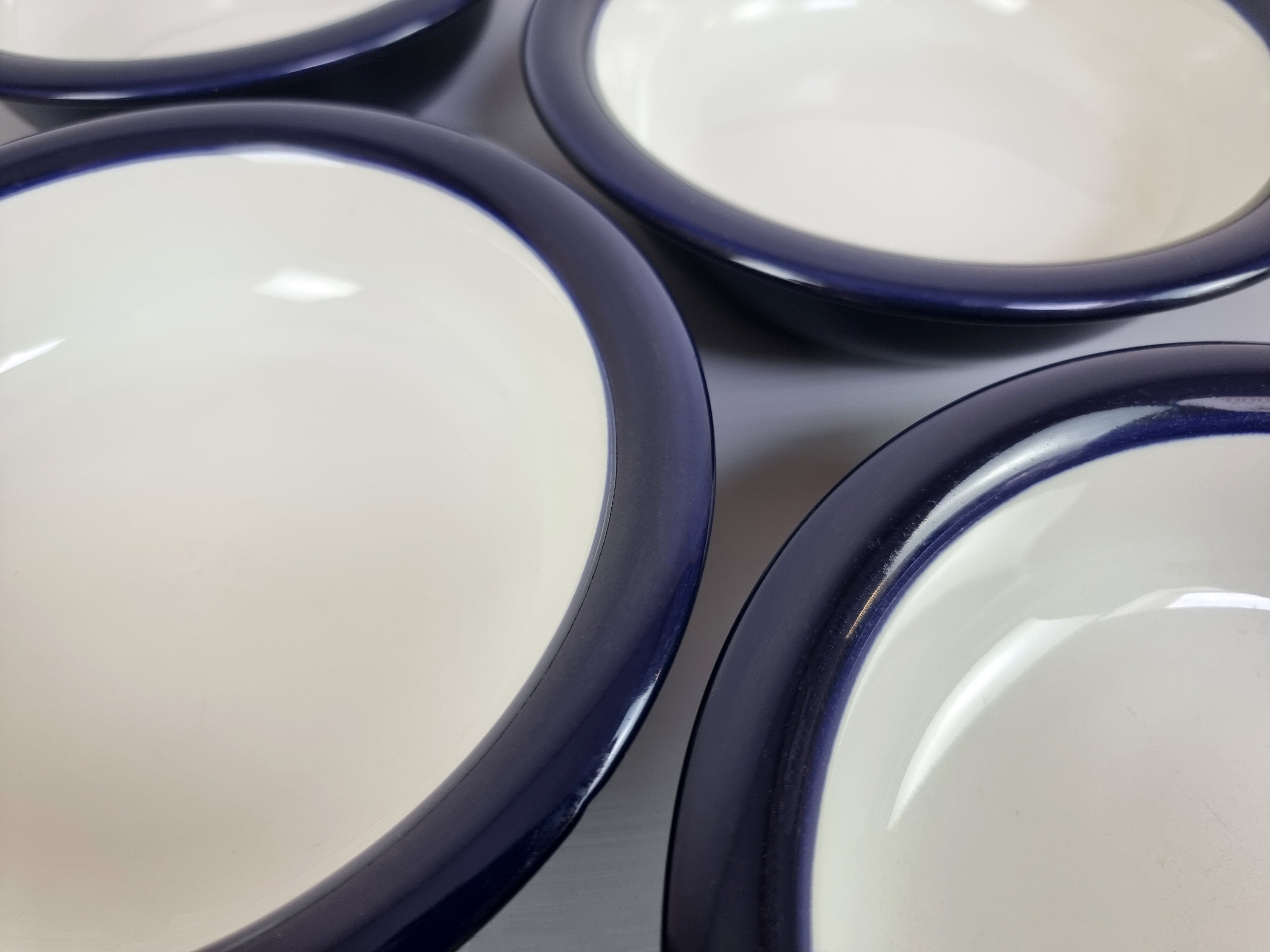 Set Of 4 Vintage HANIWA STONE Crioca Ceramic Serving Deep Dishes ...