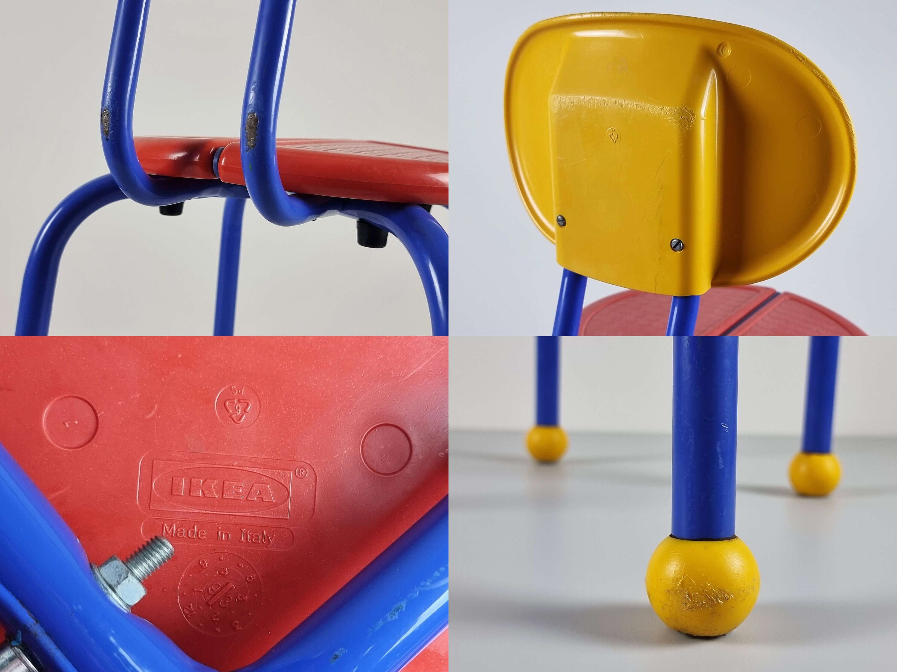 Memphis Design - Vintage IKEA Puzzel Children's Chair - Designed By ...