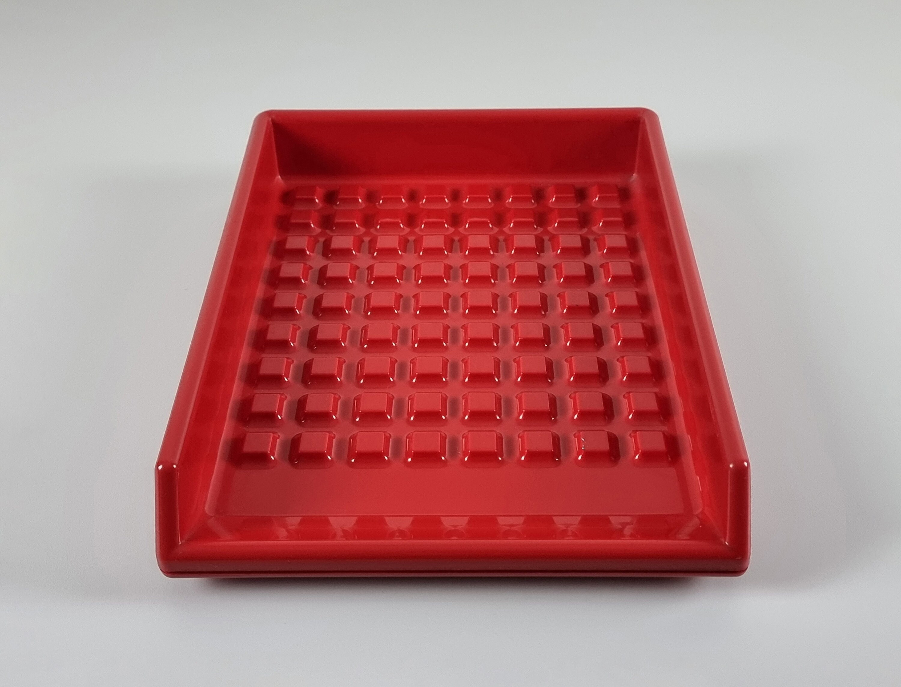 Space Age Design - Vintage NEOLT Red Plastic Desk Tray - Retro Desk ...