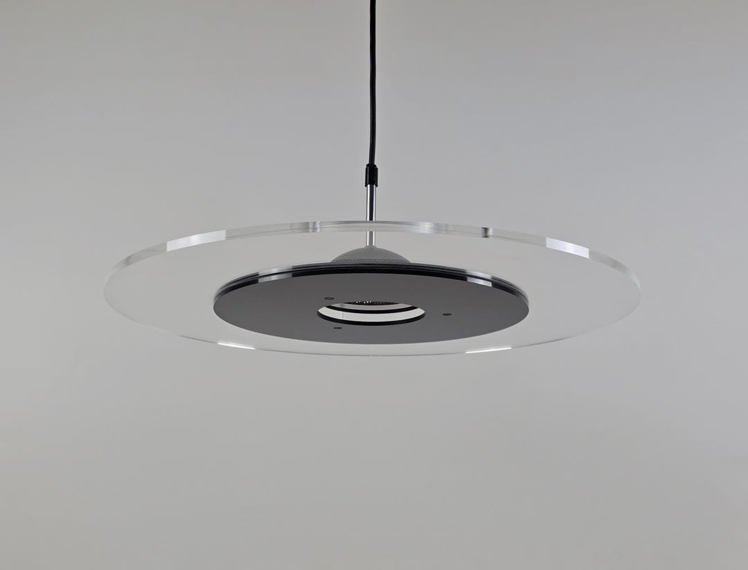 Postmodern Design - Rare Vintage HARCO LOOR Design UFO Pendant Lamp ...