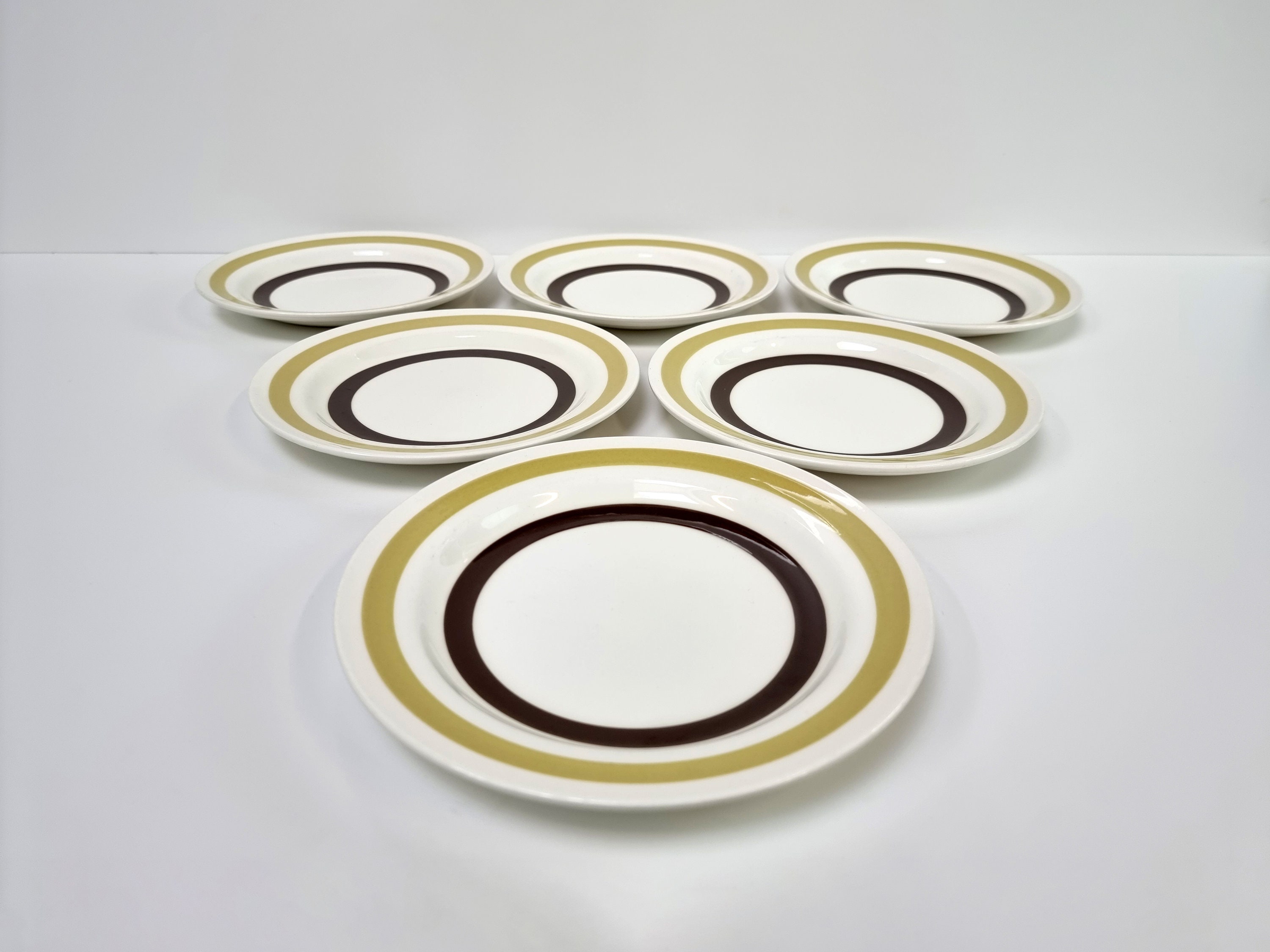 Set Of 6 Vintage CARRIGALINE POTTERY Serving Dishes - Retro Ceramic ...