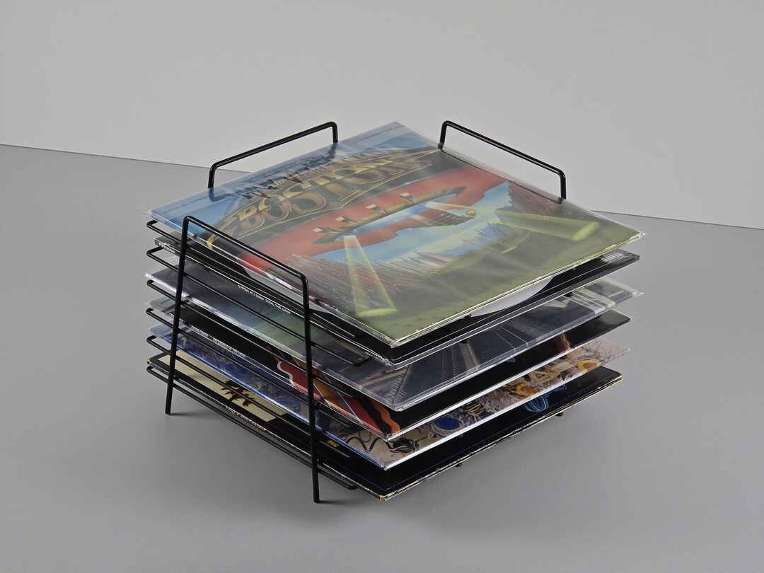 Mid Century Modern - Vintage Metal Wire LP Records Holder - Vinyl Lps ...