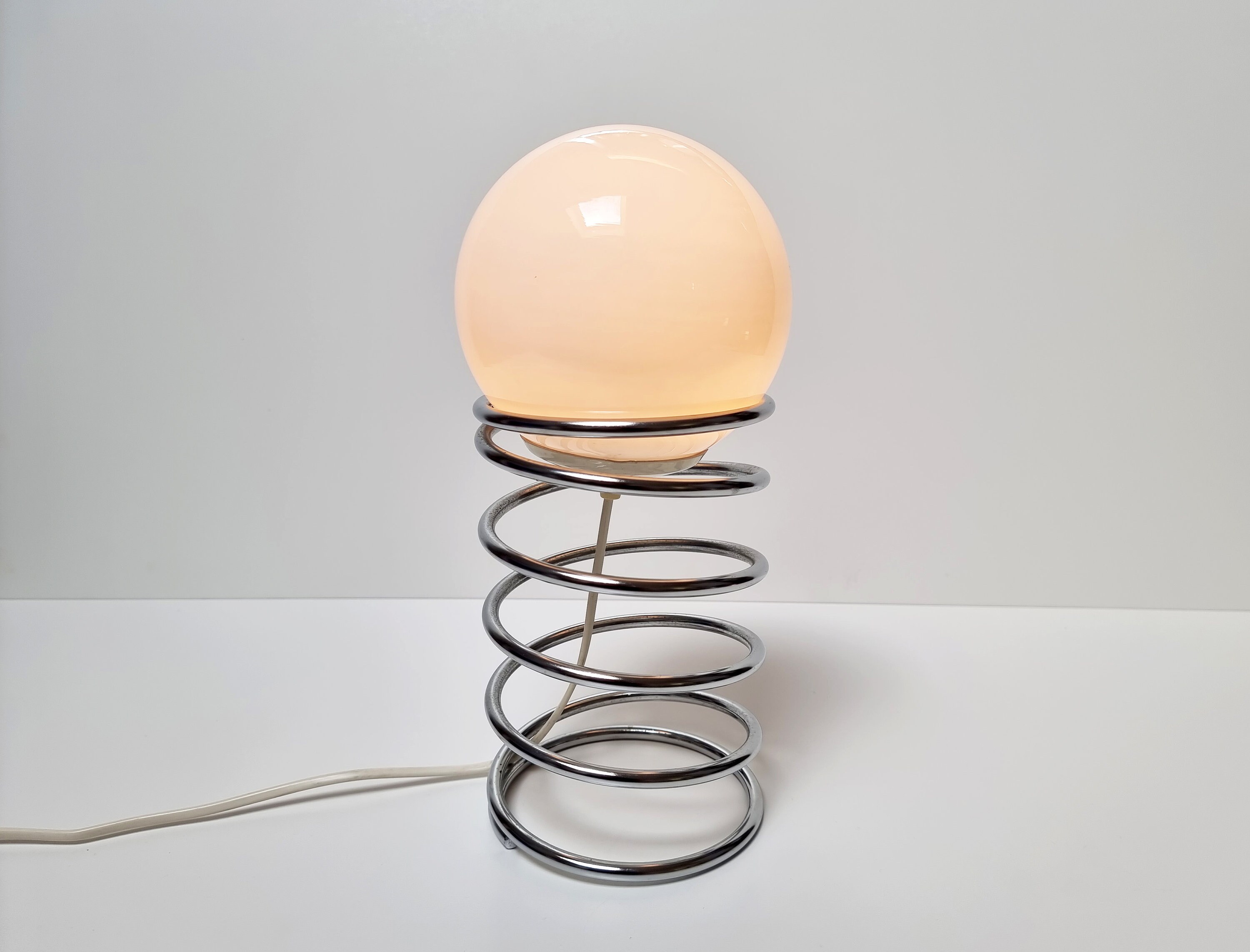 Space Age Design - Vintage WOJA AMSTERDAM Spiral Table Lamp - Modernist ...