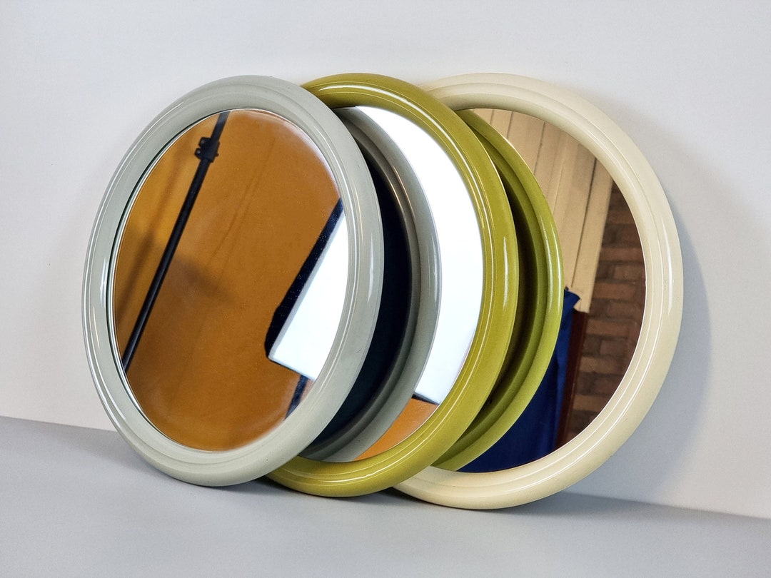 Space Age Design Vintage TIGER PLASTICS Plastic Wall Mirrors - Etsy