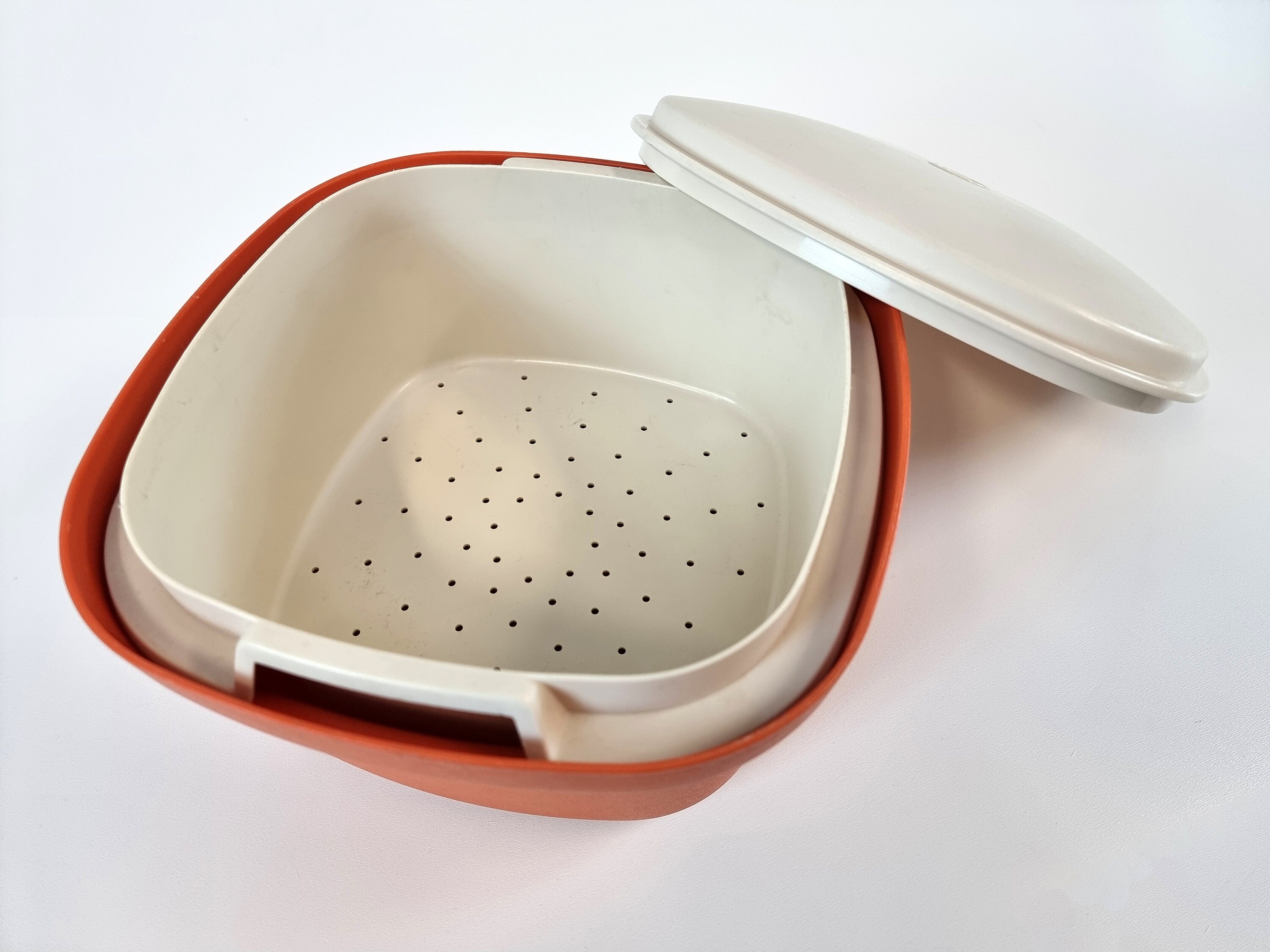 Vintage Tupperware 888-8 Multi Server Container With Lid - Rice ...